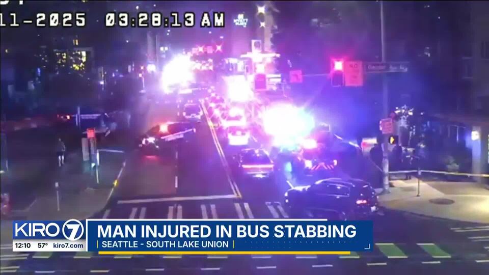 VIDEO: Seattle police investigating bus stabbing