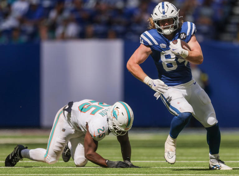 Adding Tyler Warren to the Colts’ offensive mix means ‘less balls’ for ...