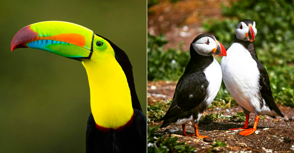 7 Birds With Multicolored Beaks