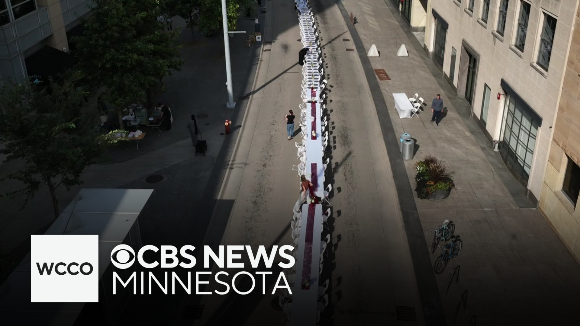 America’s longest dinner table takes over downtown Minneapolis