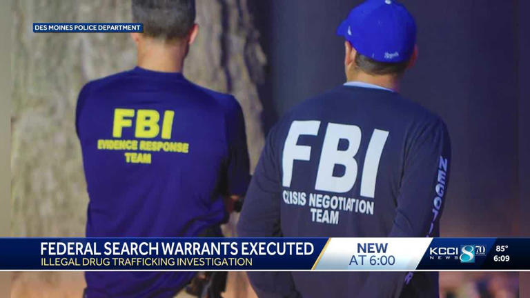 Authorities execute a dozen federal warrants in Des Moines metro; 6 ...