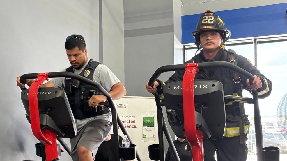 Calera police and fire departments honor 9/11 heroes in stair climb ...