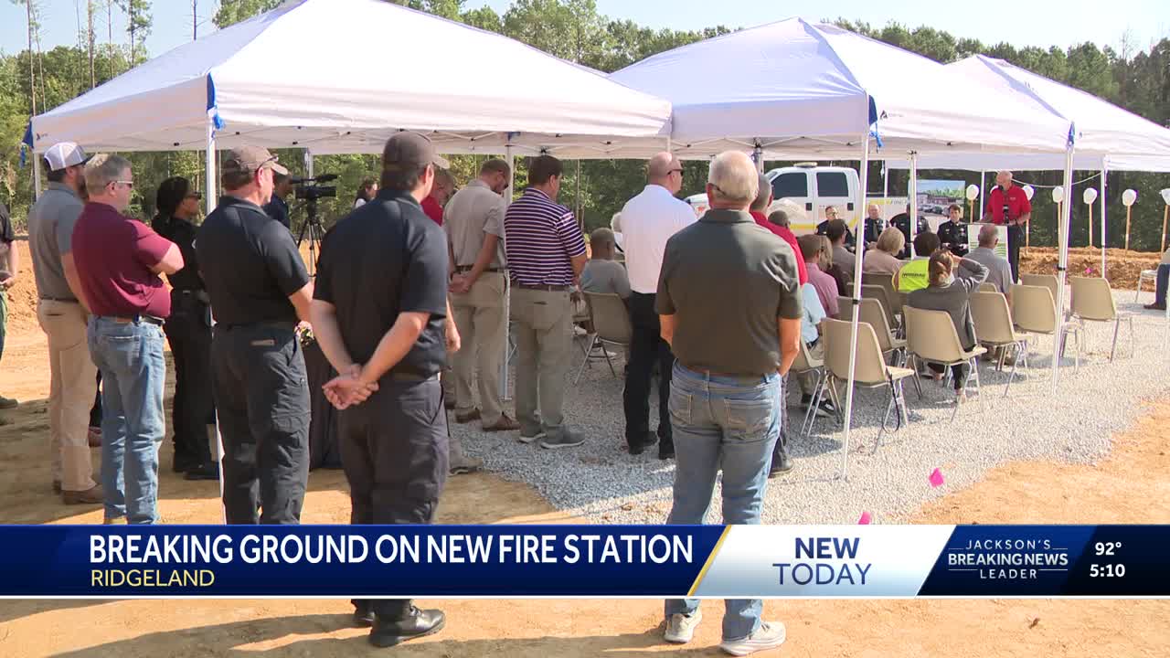 Ridgeland breaks ground on new fire station, honors 9/11 first responders