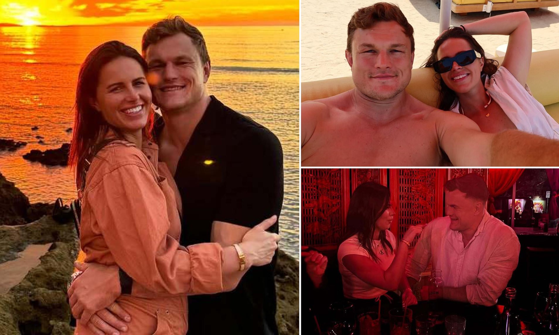 Danika Mason teases her footy star boyfriend over romantic holiday blunder