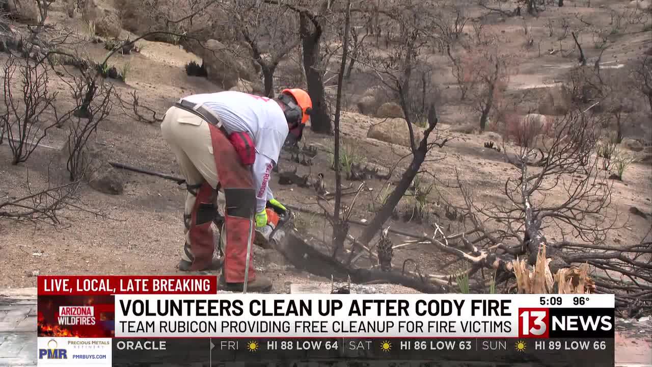 Town of Oracle gets help for cleanup of Cody Fire