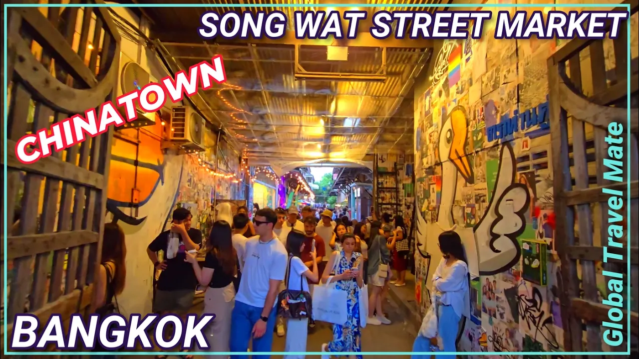Bangkok NEW Trendy Song Wat Street Night Market Chinatown 🇹🇭 Thailand
