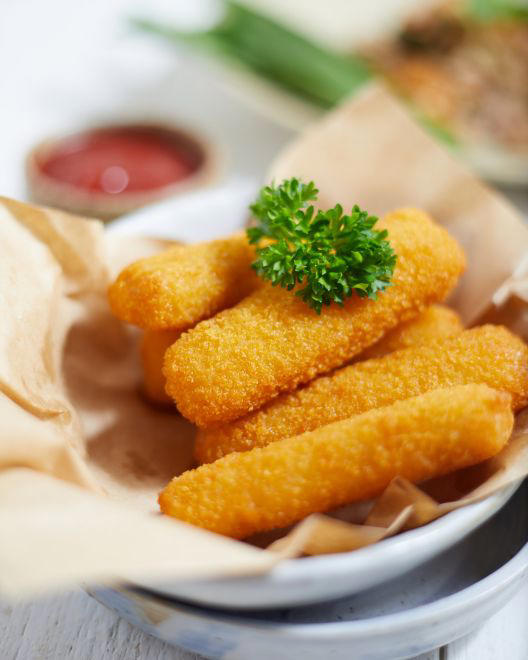 Ψαροκροκέτες σπιτικές (fish sticks)