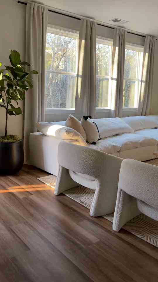 How These Beige Curtains Totally Transform My Living Room