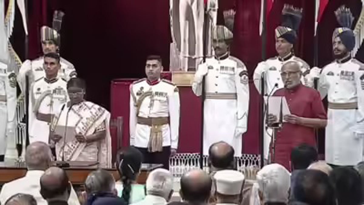 C P Radhakrishnan takes oath as 15th Vice President of India