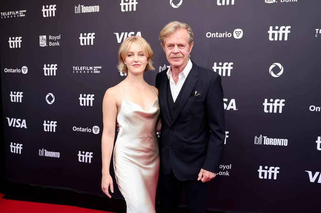 Felicity Huffman's daughter Georgia stuns in metallic dress during rare ...