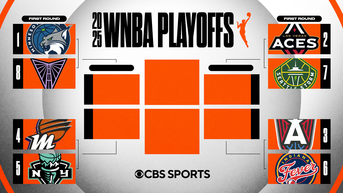 2025 WNBA playoff bracket: Schedule, matchups, postseason game times ...