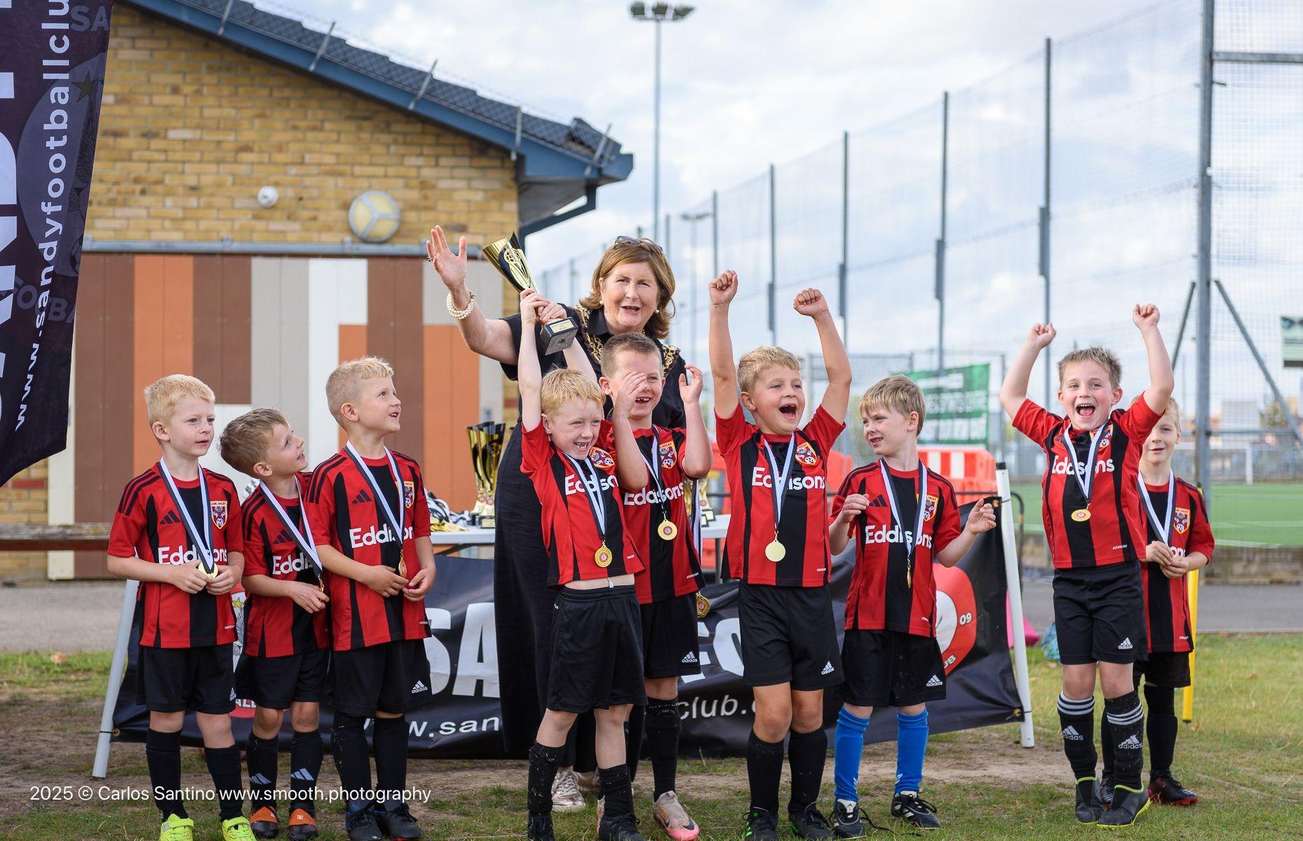 Sandy Town Council congratulates Sandy Football Club on a fantastic ...