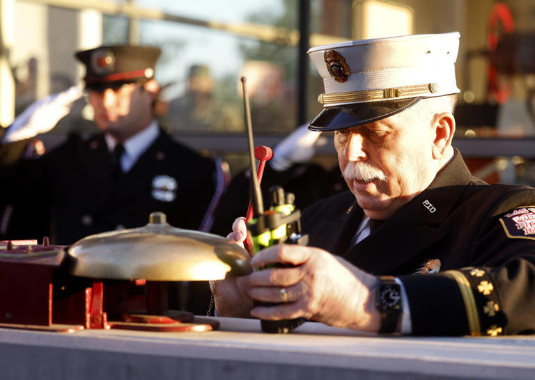 ‘We can never forget’ 9/11: Las Vegas fire station honors victims — PHOTOS