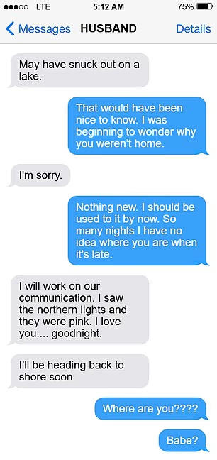 Panicked texts reveal final conversation between wife and Wisconsin ...