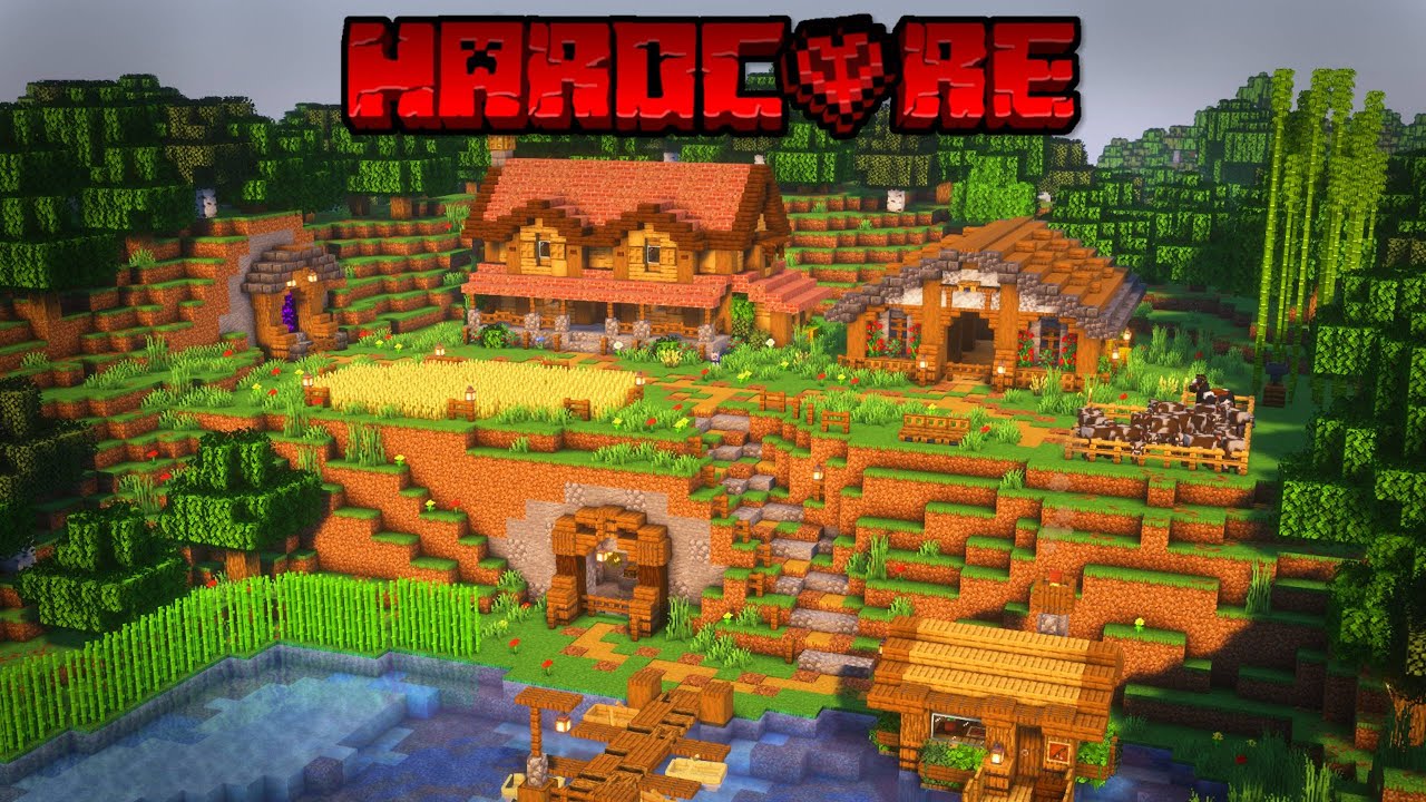 Cozy Starter Base in Hardcore Minecraft