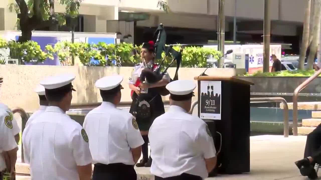 Ceremony in Honolulu pays tribute to 9/11 victims, first responders