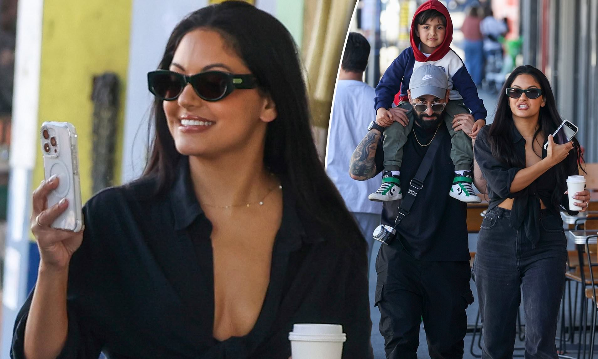 Googlebox's Sarah Marie Fahd flaunts her figure as she steps out with ...