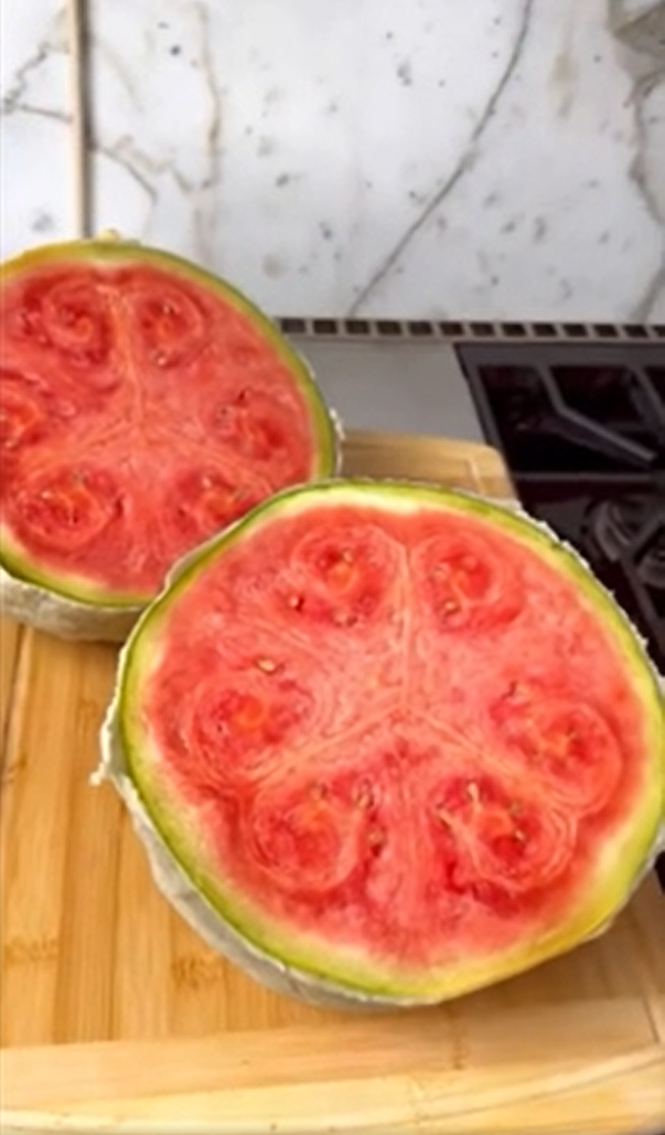 Crispy on the Outside, Juicy Inside | Deep-Fried Whole Watermelon