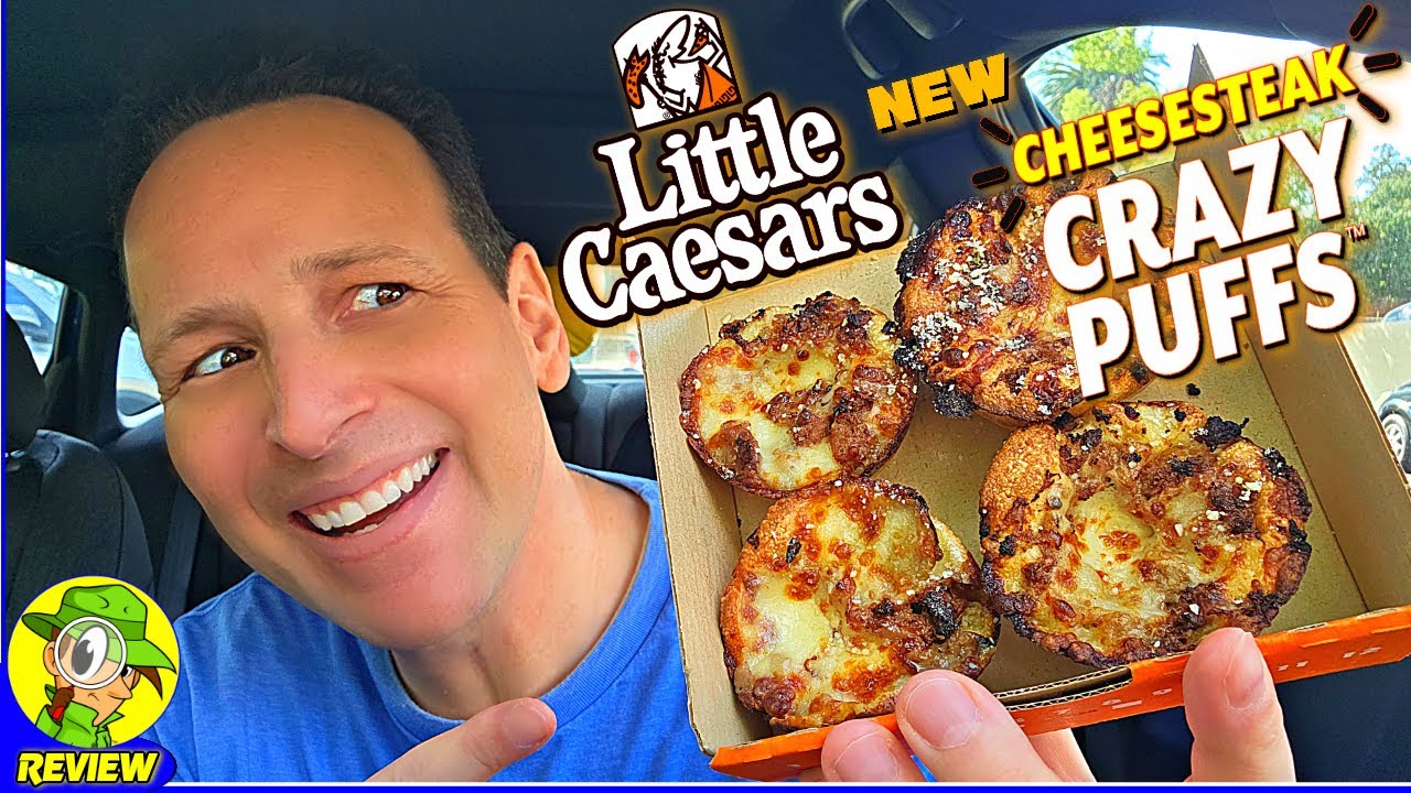 Little Caesars Cheesesteak Crazy Puffs® Review New Flavor!