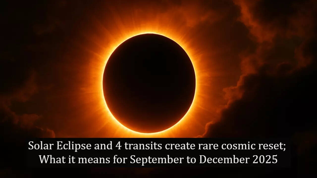 Solar Eclipse and 4 transits create a rare cosmic reset; What it means ...