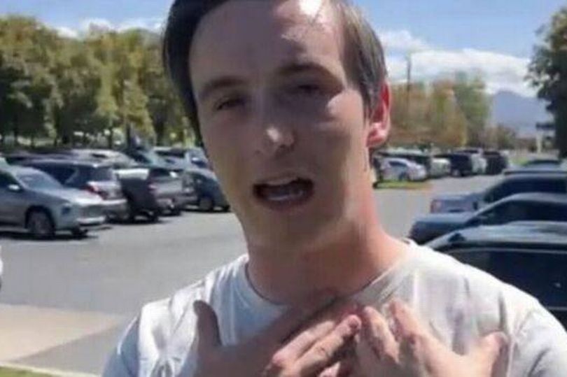 Charlie Kirk seen smiling and taking selfies with fans minutes before ...