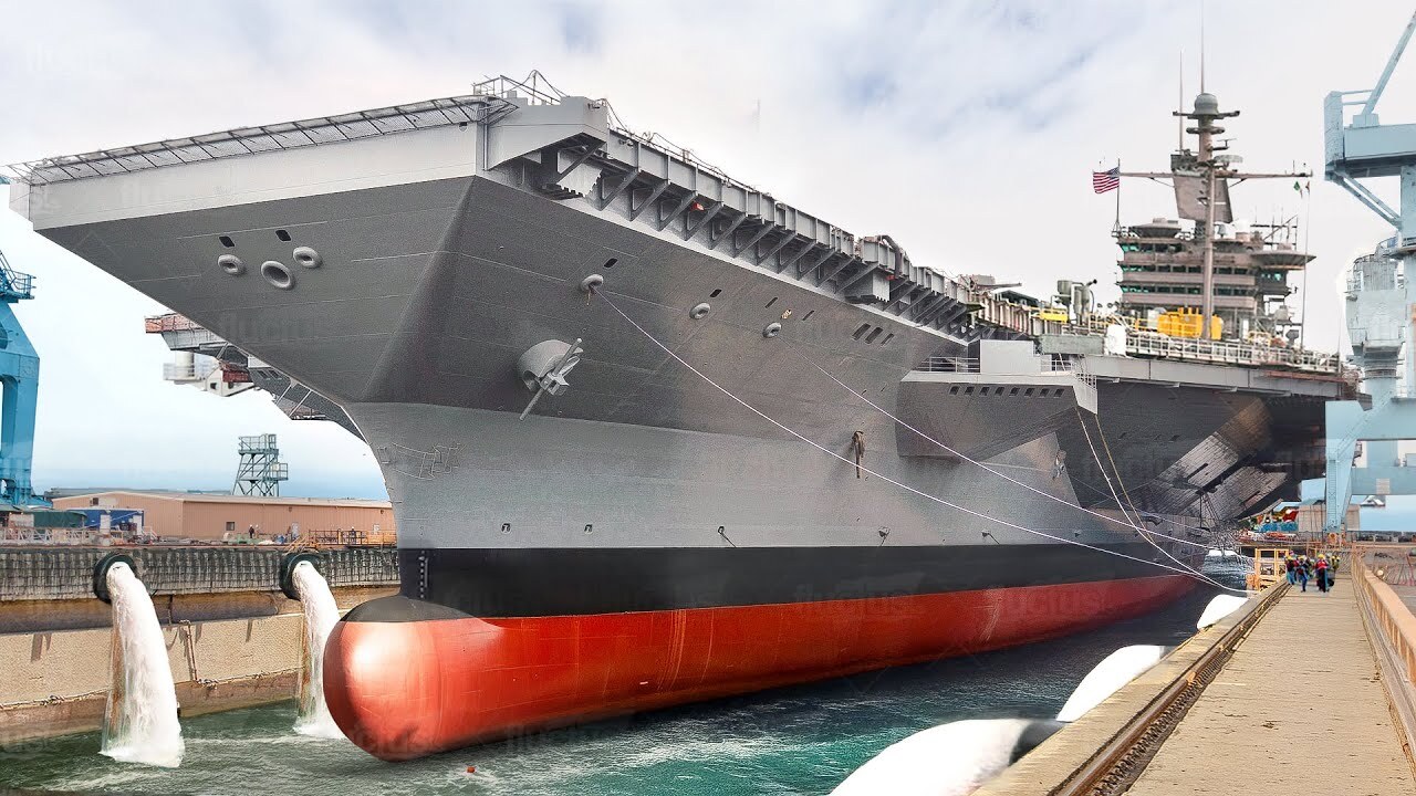 How the US Navy Is Rolling Out Its Massive $13 Billion Aircraft Carrier ...