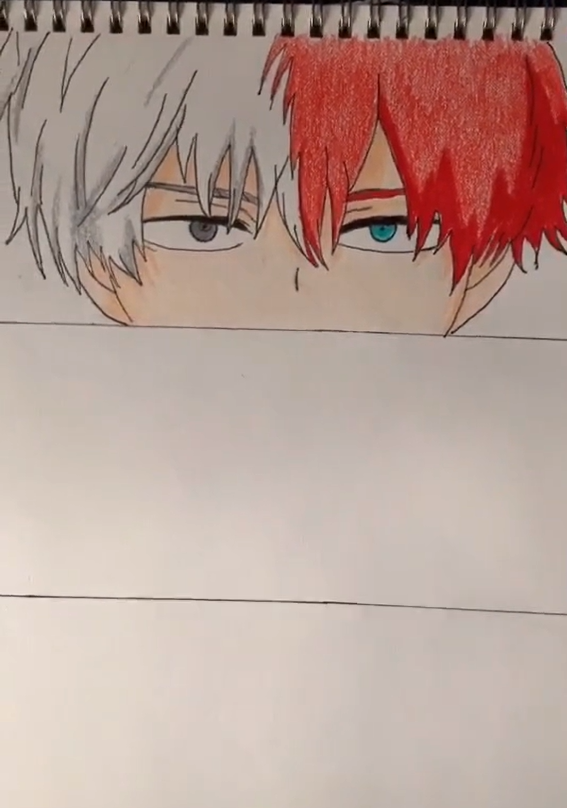 Shoto Todoroki Fan Art – My Hero Academia Anime Artwork