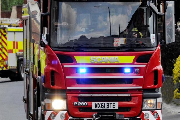 Two cars on fire after multi-vehicle crash on M4