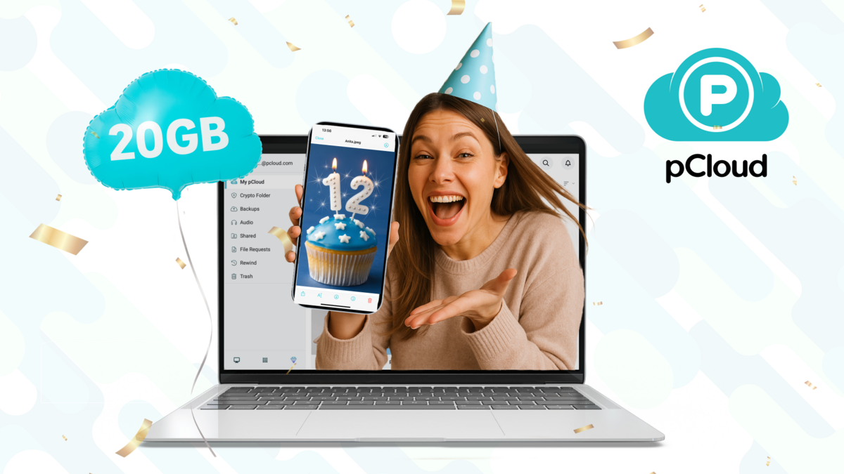 pCloud célèbre son anniversaire et offre 20 Go de stockage en ligne gratuit à vie