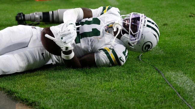 Jayden Reed injury update: Packers star suffers broken collarbone on ...