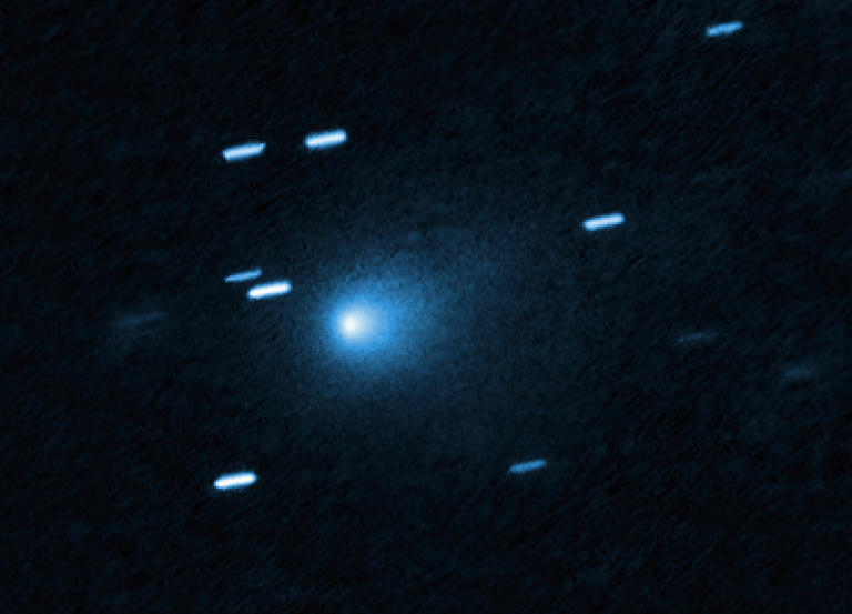 Manhattan-sized interstellar object 3I/ATLAS now turning green as ...