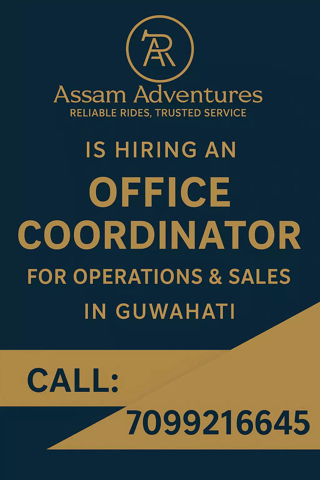 Exciting Job Opportunity in Northeast India's Travel Sector