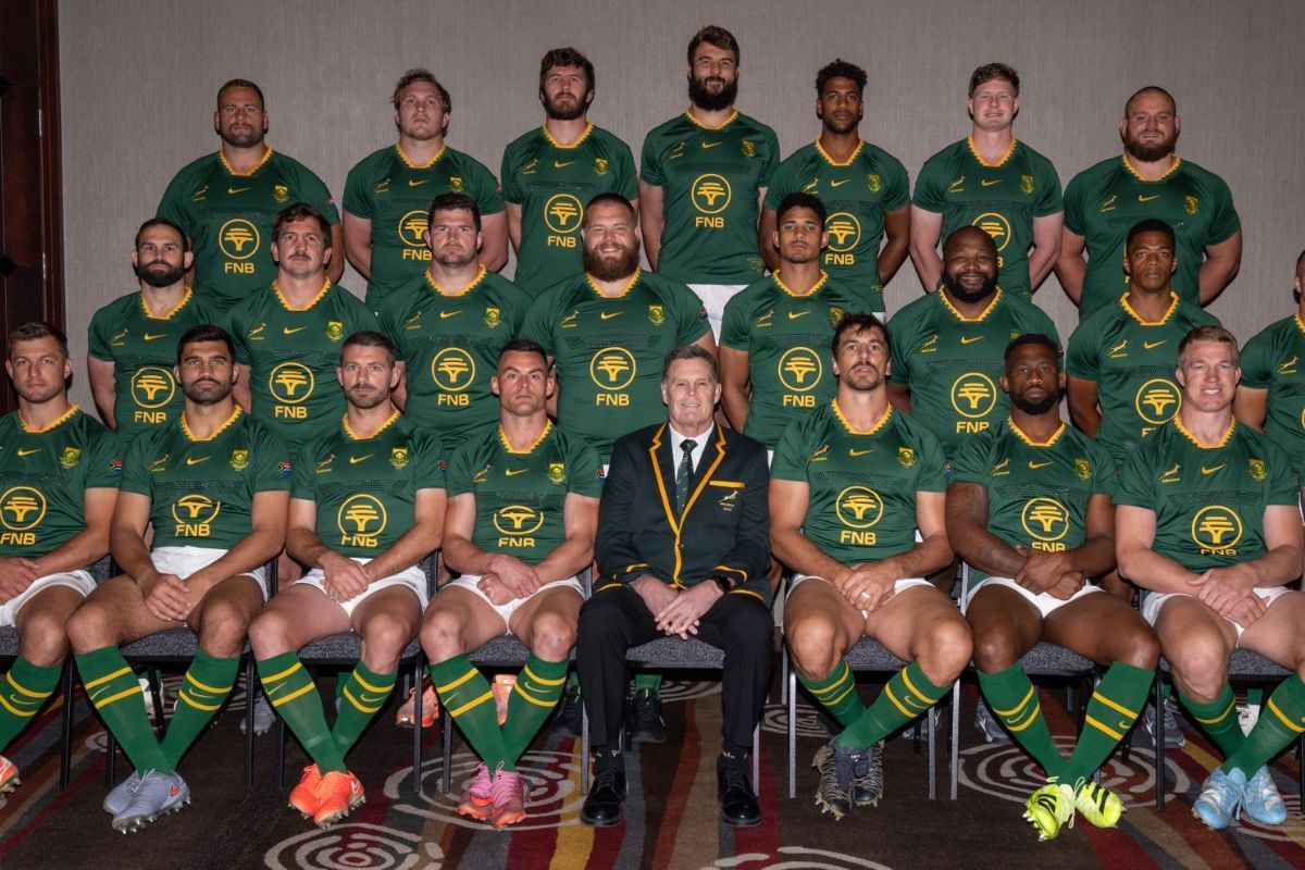 Why do the Springboks wear green and gold?