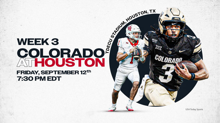What channel is Colorado vs. Houston on today? Time, TV schedule to ...