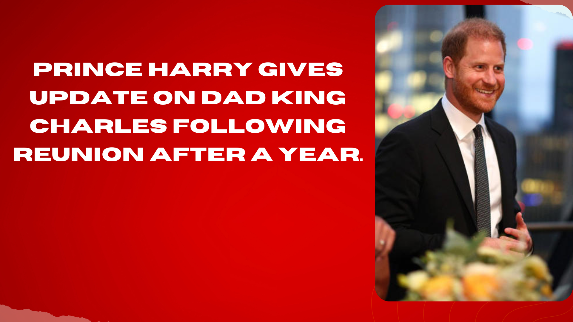 Prince Harry Gives Update On Dad King Charles Following Reunion After A ...