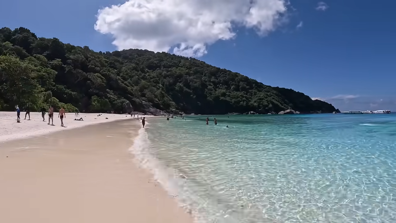 First time sleeping on a remote island in Thailand