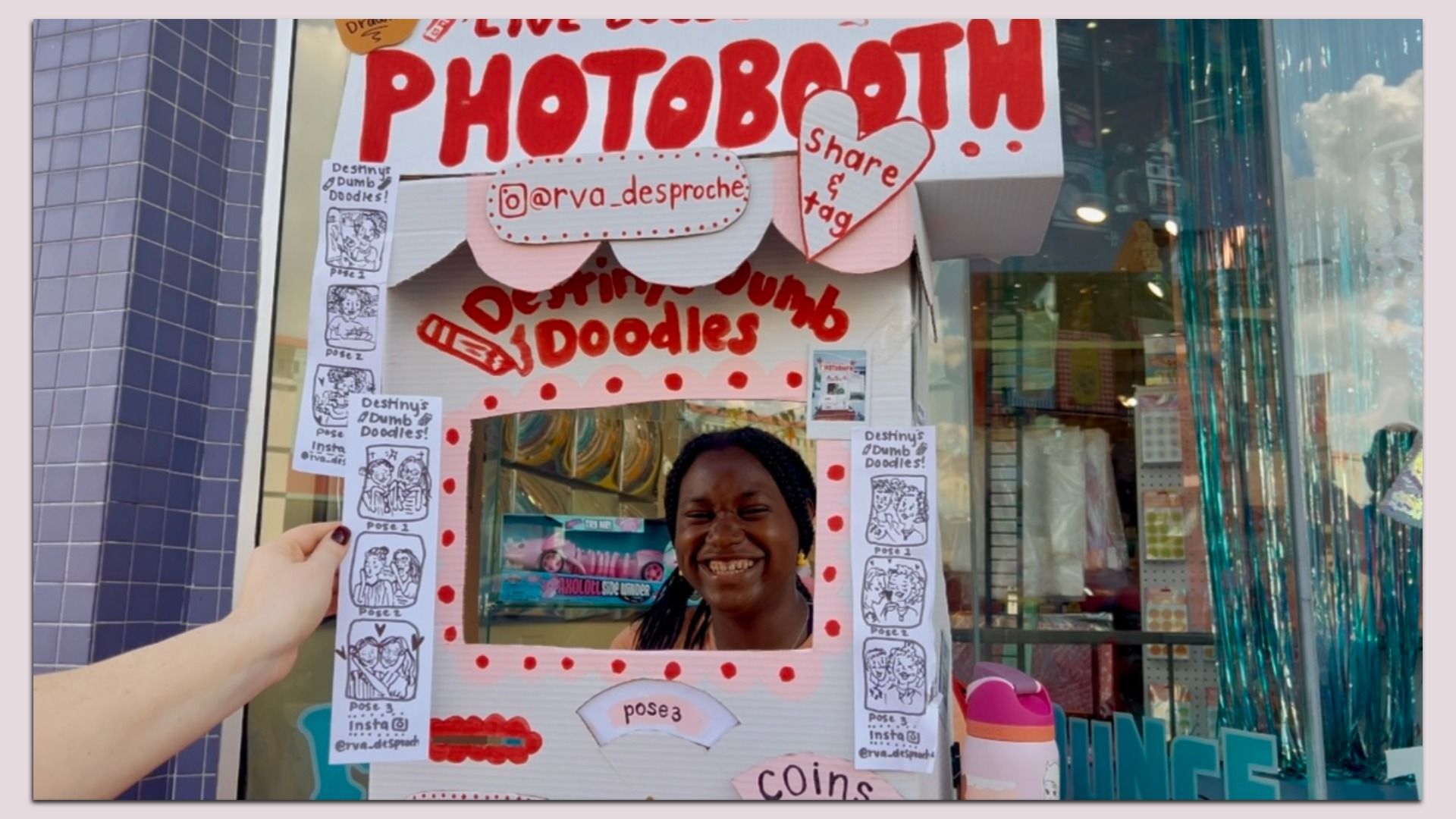A $5 doodle booth pop-up in Richmond is going viral