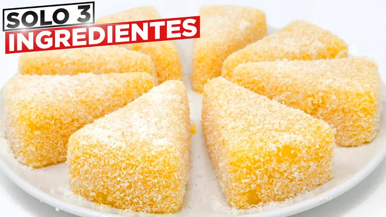 Postre de Tres Ingredientes Sin Horno en Cinco Minutos