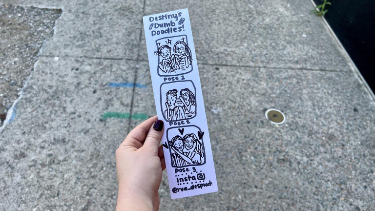 A $5 doodle booth pop-up in Richmond is going viral