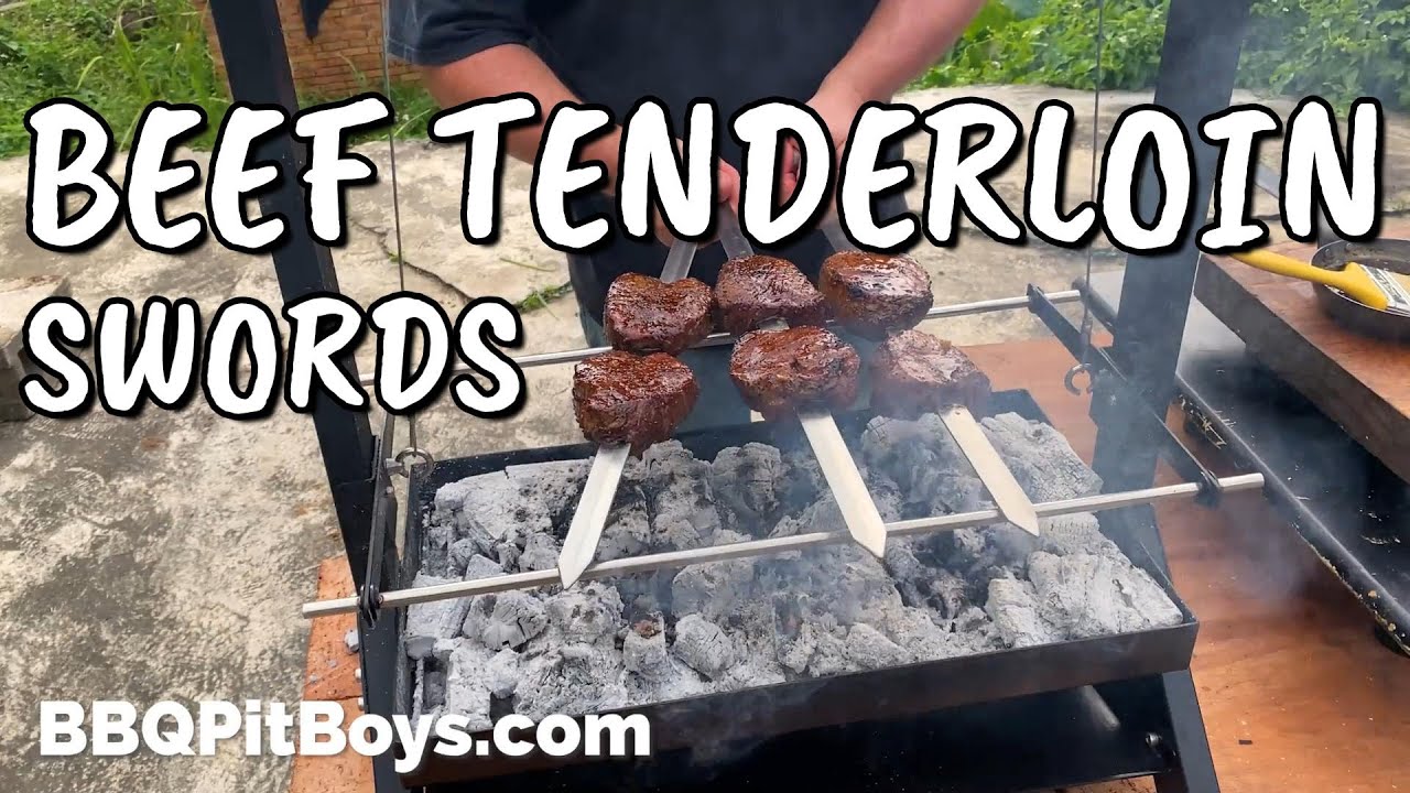 Grilled Teriyaki Beef Tenderloin Swords Packed with Flavor