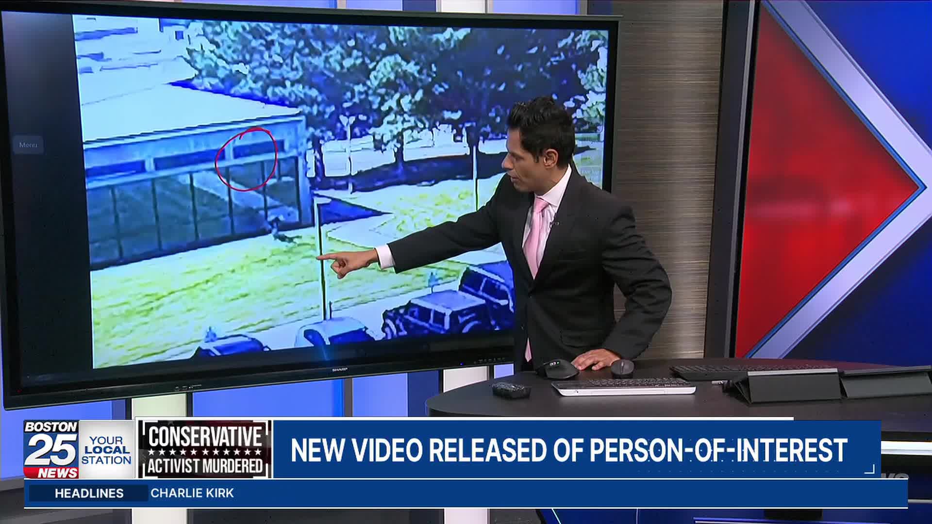 Dramatic new video shows Charlie Kirk’s suspected killer jumping from ...