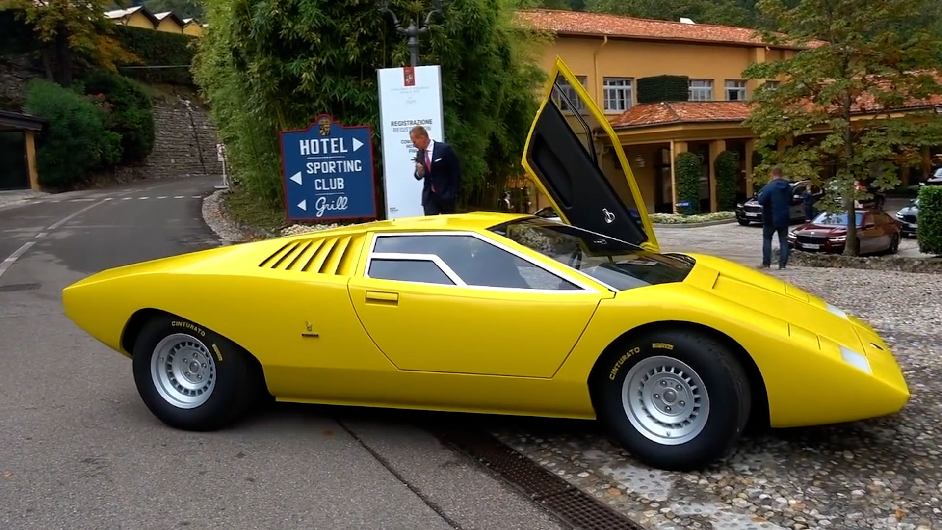 Lamborghini Countach LP500 reconstruction at Villa d’Este