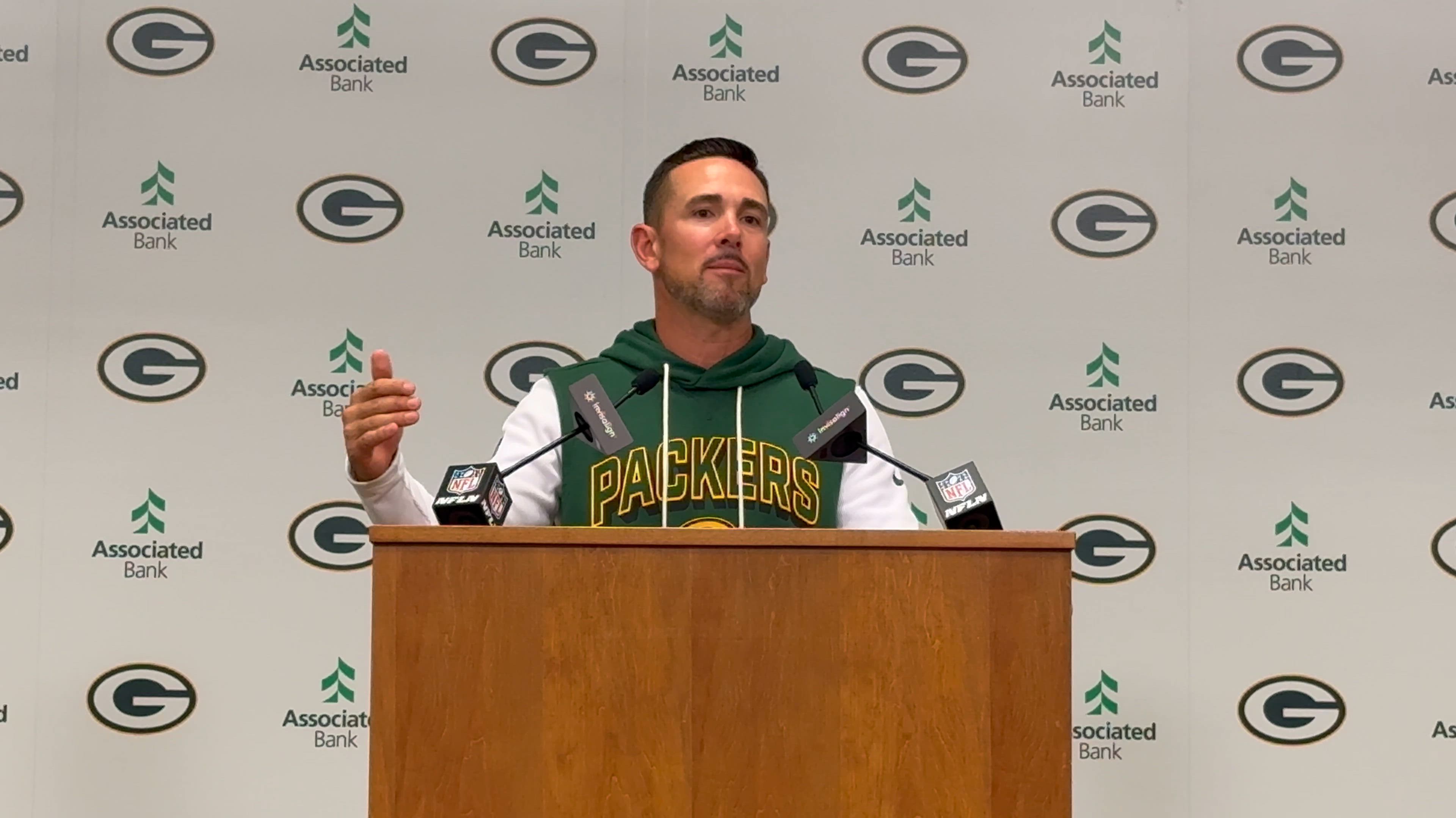 Packers Coach Matt LaFleur on Jeff Hafley After Beating Commanders