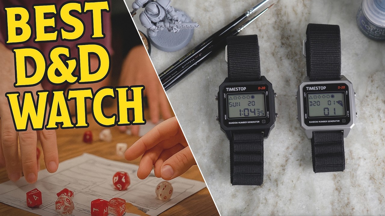 A Watch That Rolls Dice? Meet the Timestop D-20