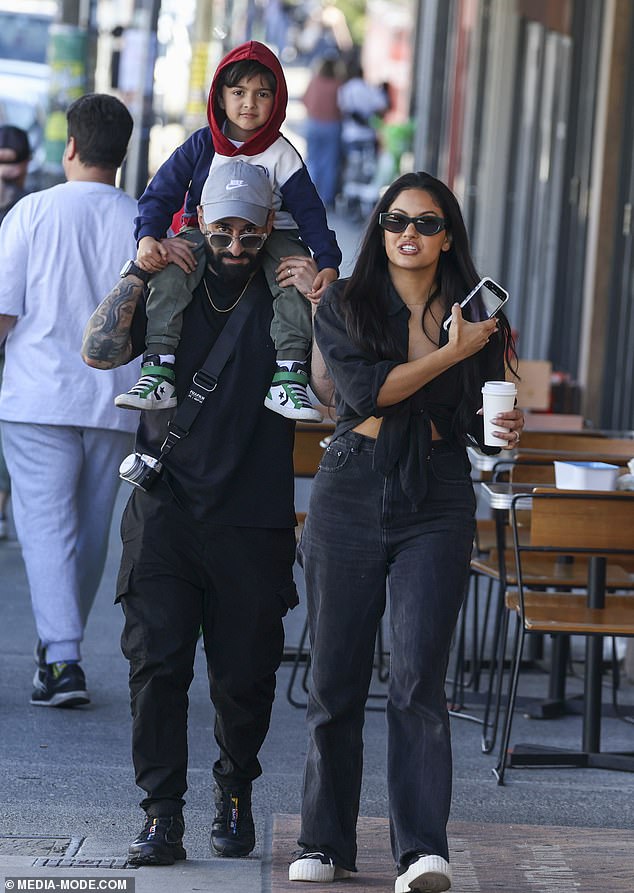 Googlebox's Sarah Marie Fahd flaunts her figure as she steps out with ...