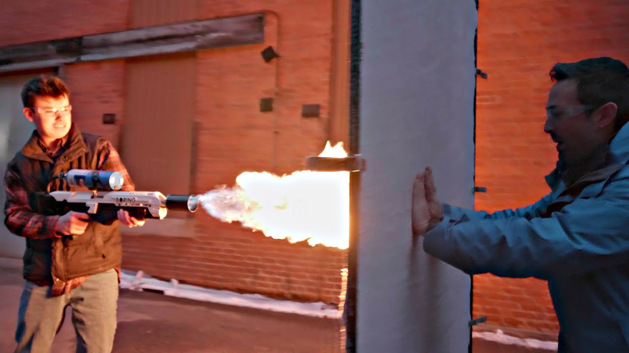 How Aerogel Withstands Extreme Heat From A Flamethrower
