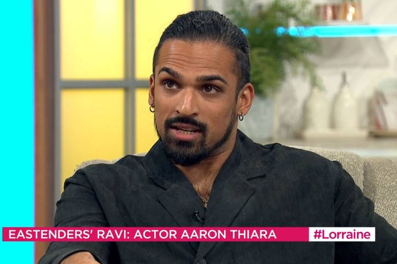 BBC EastEnders actor Aaron Thiara praises co-star as Ravi plot 'goes up ...