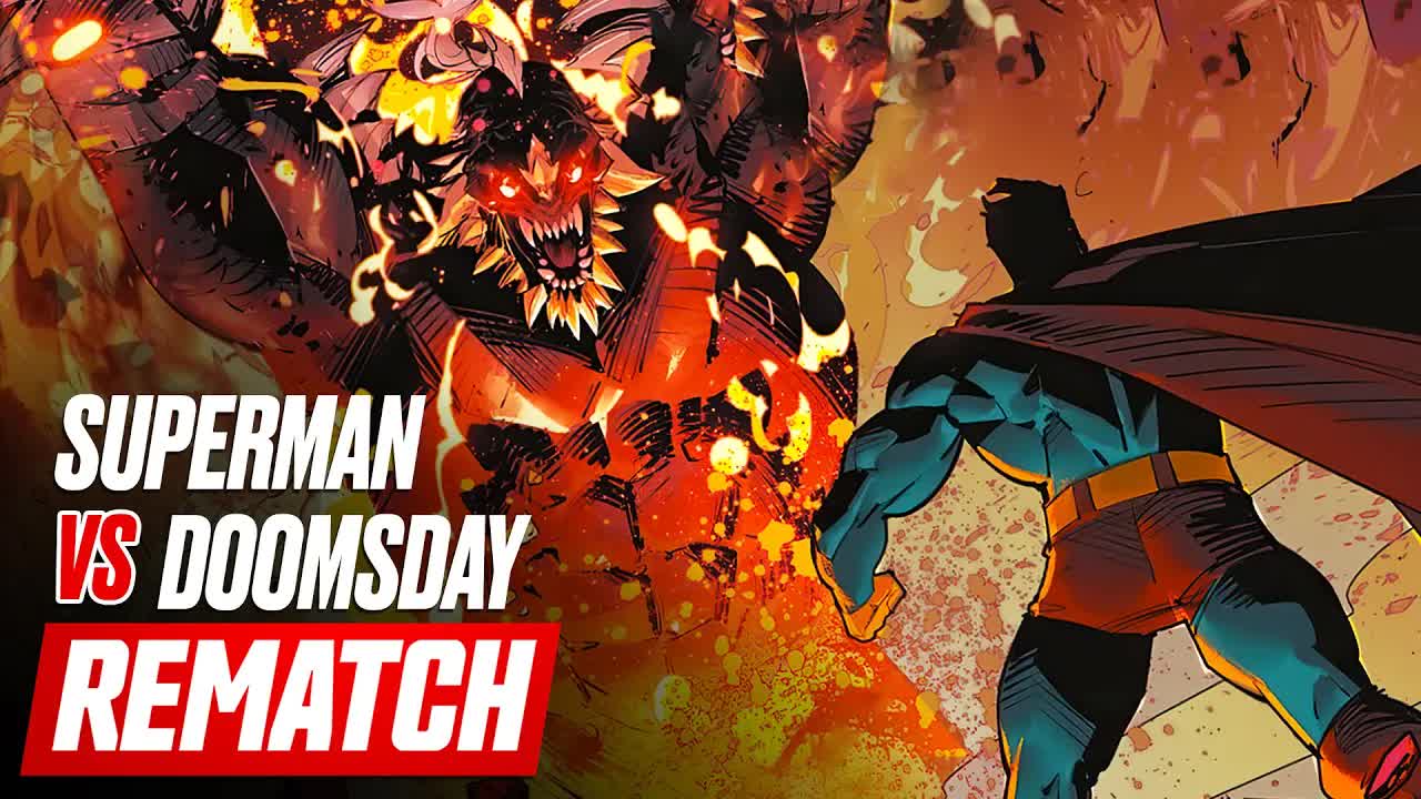 Superman vs. Doomsday rematch!