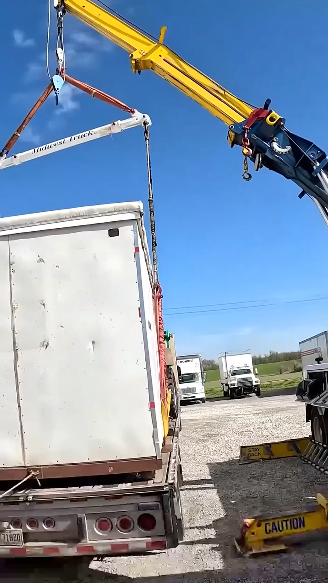 Unloading a 20-Foot Container