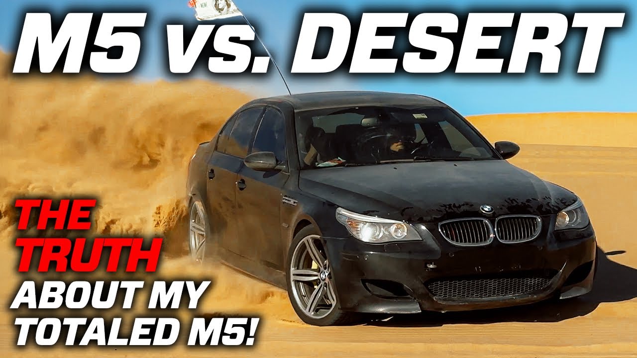 BMW M5 E60 V10 Fire Incident in the Desert